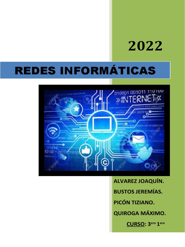 Redes Informáticas | PDF | Red de computadoras | Medio de transmision