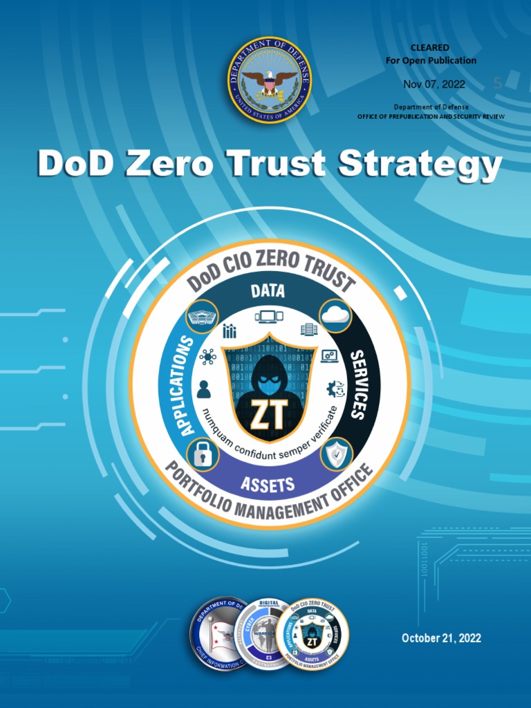DoD Zero Trust Cybersecurity Strategy | PDF | Security | Computer Security
