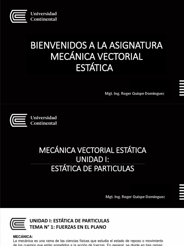 Presentación U1 MVE Semana 4 Temas1-4.2 | PDF | Vector Euclidiano | Cantidad