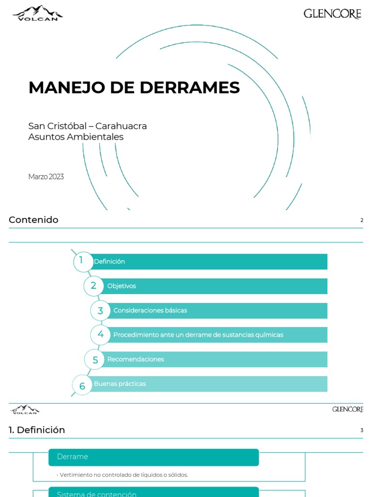 Manejo de Derrames | PDF | Mercancías peligrosas | Contaminación