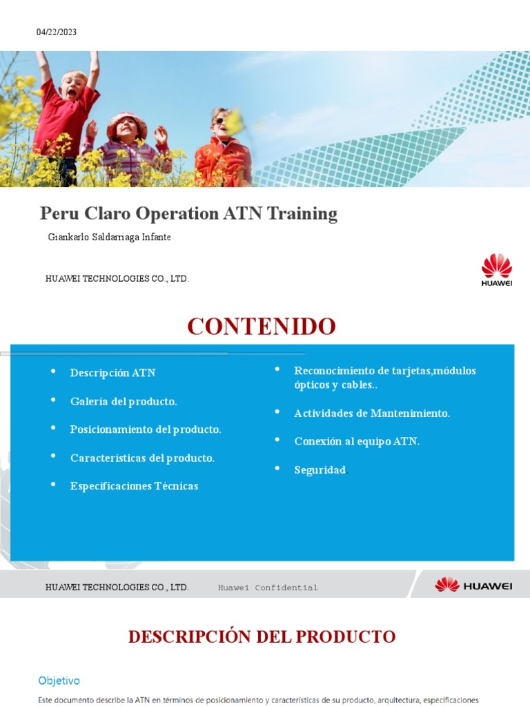 Peru Claro Operation ATN Training | PDF | Fibra óptica | Red de ...