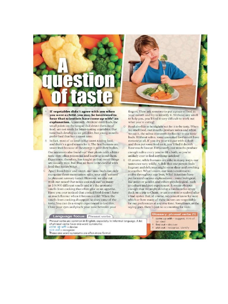 Reading Unit 1 | PDF