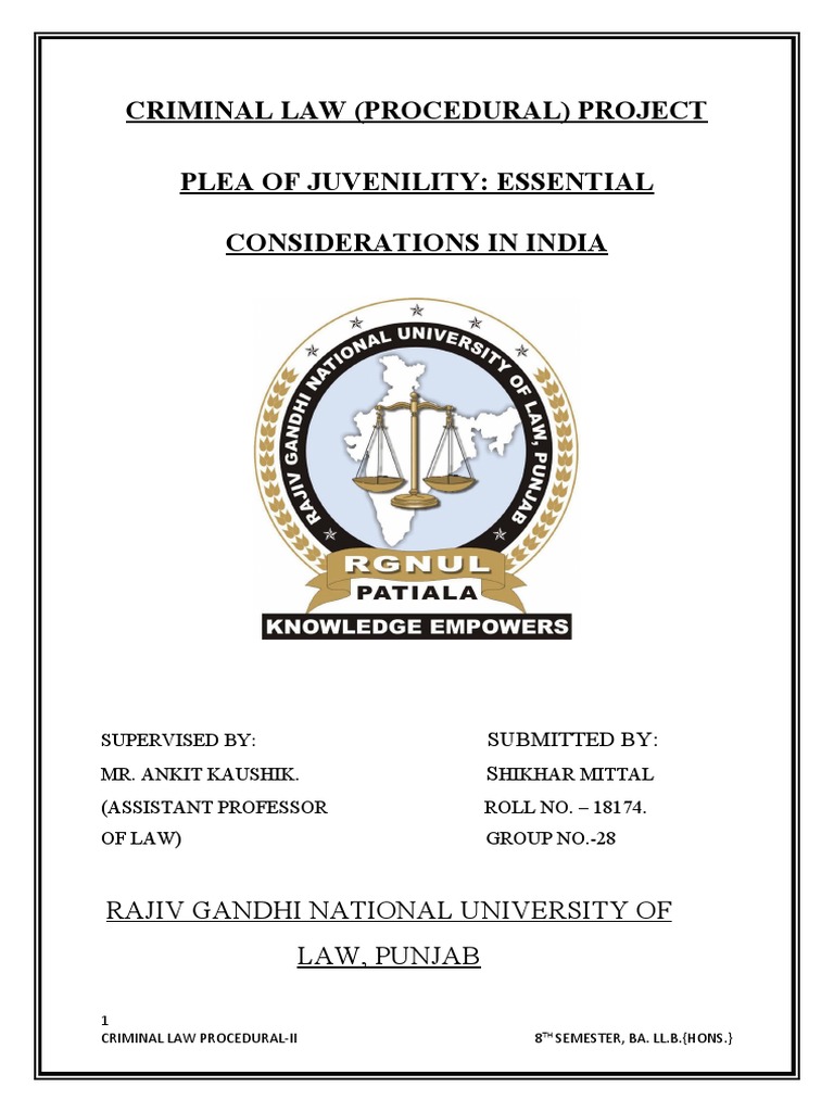 CRPC - II PROJECT - 18174 | PDF