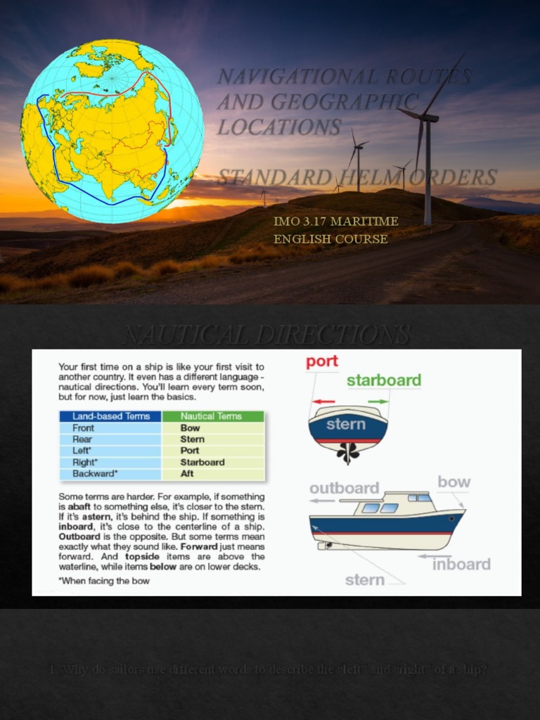 Navigational Routes and Geographic Locations | PDF
