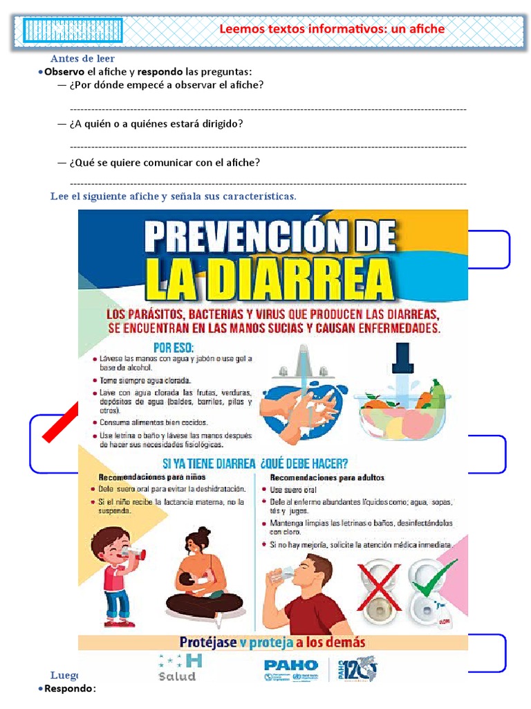 Leemos Textos Informativos: Un Afiche: Comunicac IÓN | PDF | Comunicación