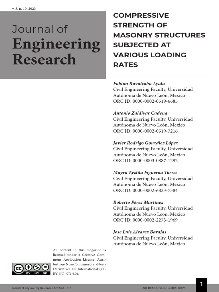 Compressive Strength of Masonry Wallettes | PDF
