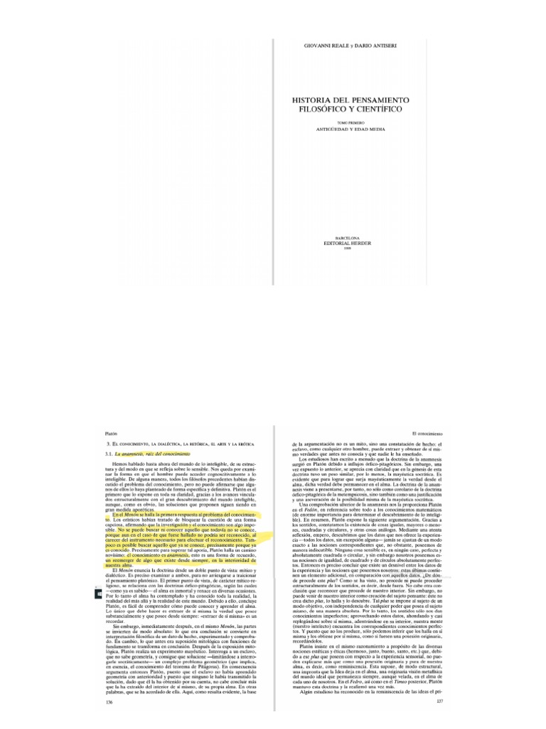 Doxa Episteme Platon | PDF