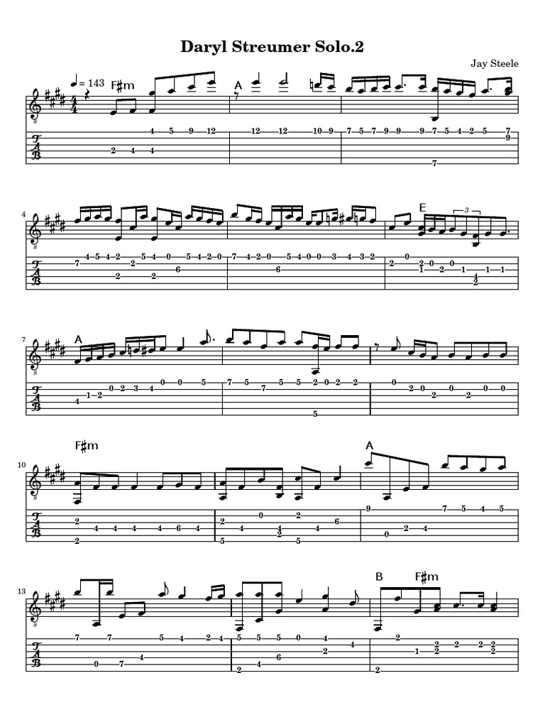 Daryl Streumer Solo.2 | PDF