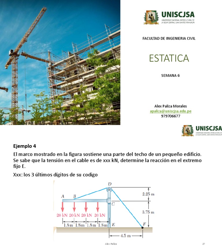 6._Estatica_Tarea_Semana6 | PDF
