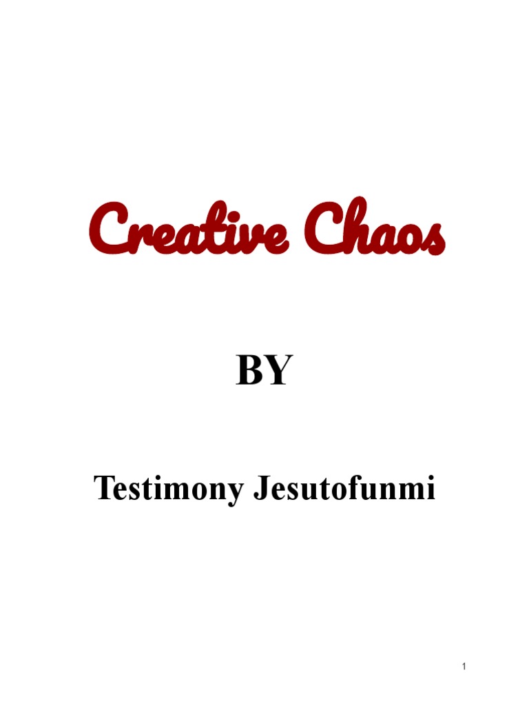 Creative Chaos | PDF