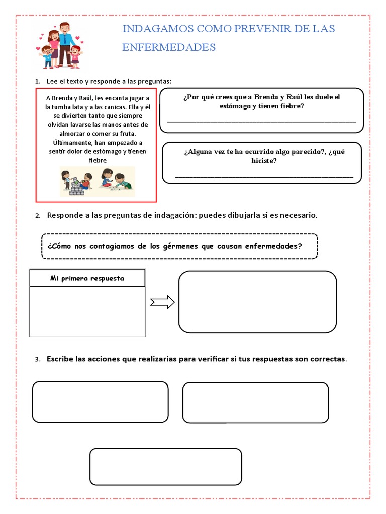 Ficha de Como Prevenir de Las Enfermedades | PDF