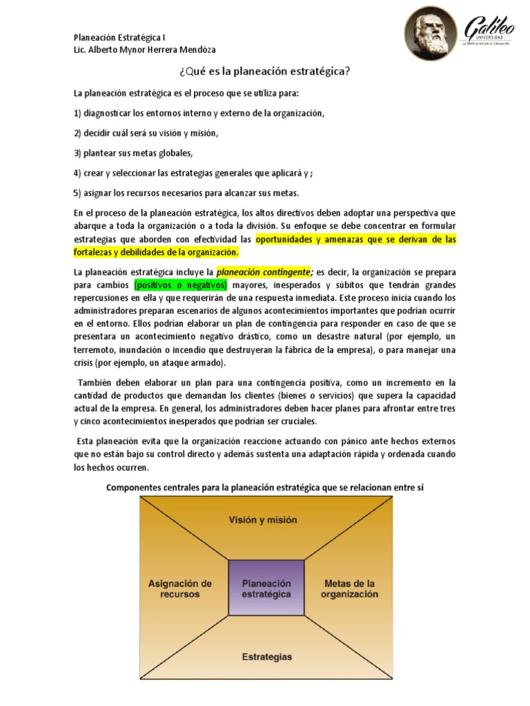 Semana 1 Planeaci N Estrategica | PDF | Planificación | Streaming Media