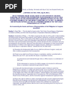 RA11930 (Anti OSAEC) Law IRR | PDF | Internet | Search Warrant