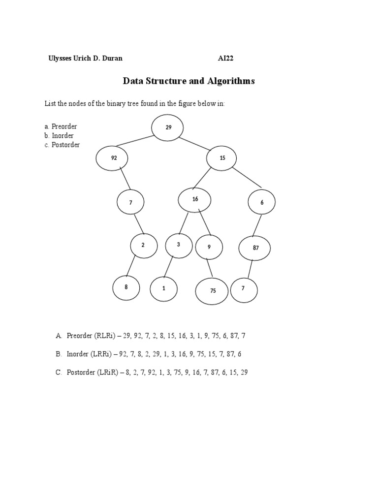 Binary Tree Traversal DSA | PDF | Applied Mathematics | Algorithms Binary Tree Traversal DSA | PDF | Applied Mathematics | Algorithms