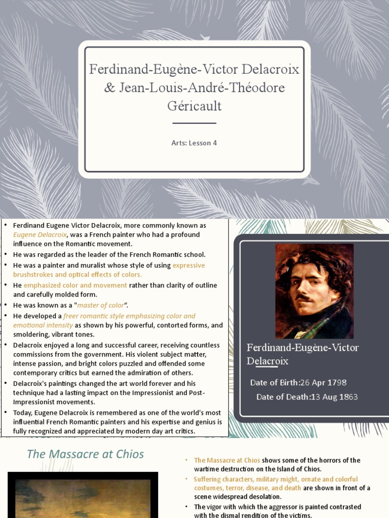 Ferdinand-Eugène-Victor Delacroix & Jean-Louis-André-Théodore Géricault ...