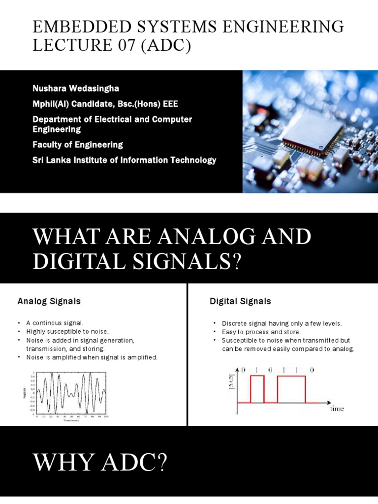 Embedded Systems Engineering Lecture 07 (ADC) | PDF | Teaching Methods ... Embedded Systems Engineering Lecture 07 (ADC) | PDF | Teaching Methods ...