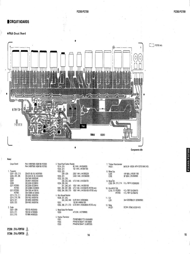 P2350 P2700 PCB P14-P17 | PDF