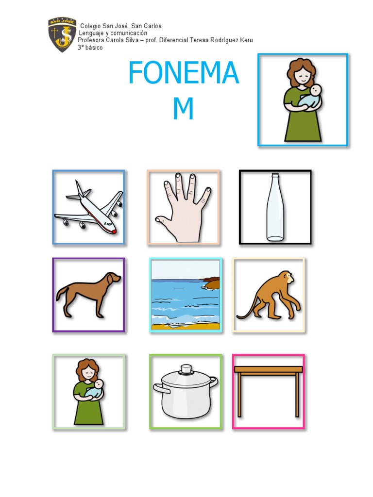 Cuadernillo Fonema M | PDF