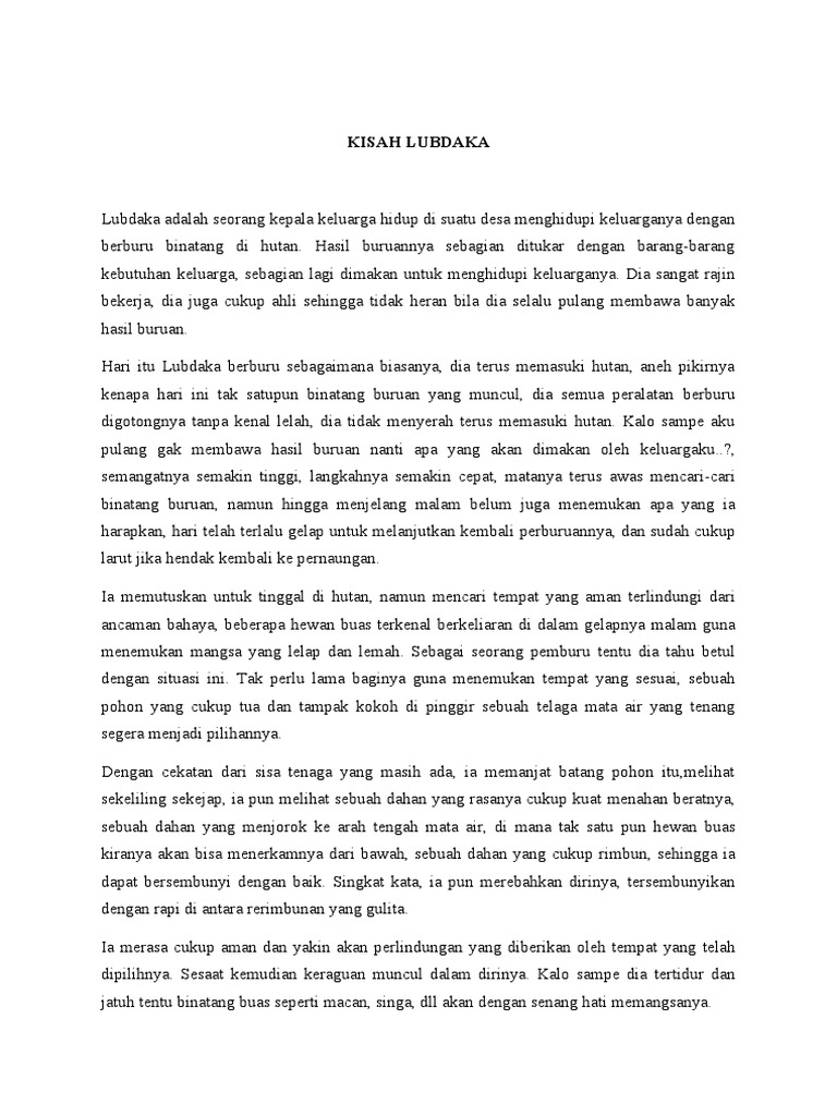 Kisah Lubdaka | PDF | Puisi