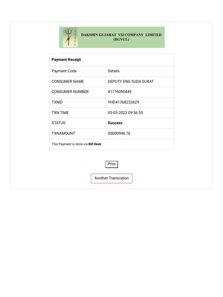 Https Mpay - Guvnl.in Paytm BillDeskGW Response - PHP | PDF