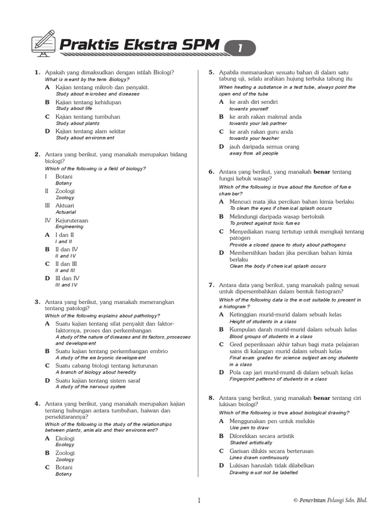 Praktis Ekstra SPM: True About The Function of Fume | PDF | Filsafat