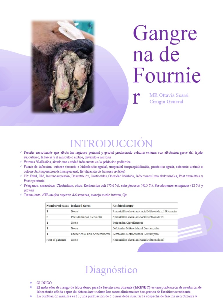 Gangrena de Fournier | PDF | Salud y bienestar