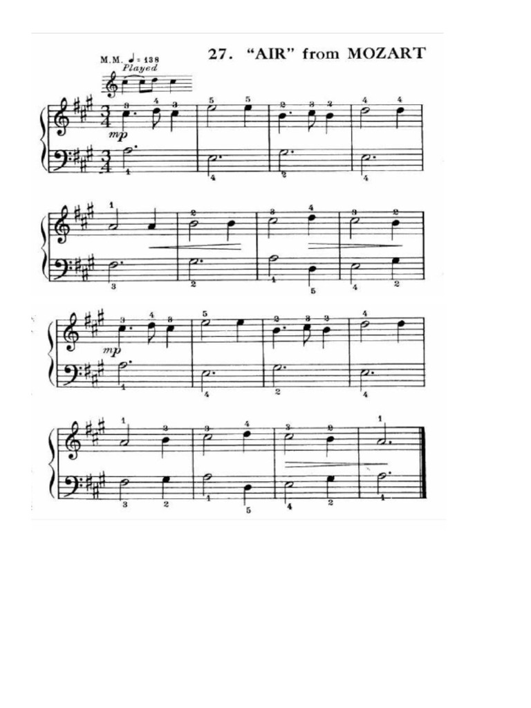 Air Mozart | PDF