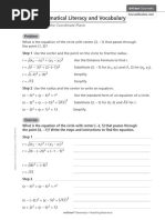 Reteach To Build Understanding Key | PDF | Circle | Equations