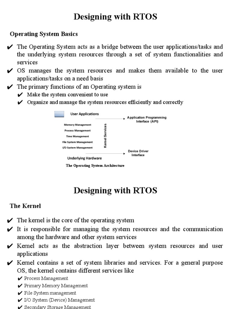RTOS - Threads & Process | PDF