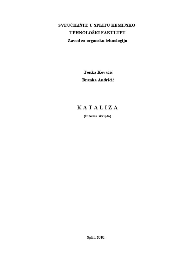 Kataliza | PDF