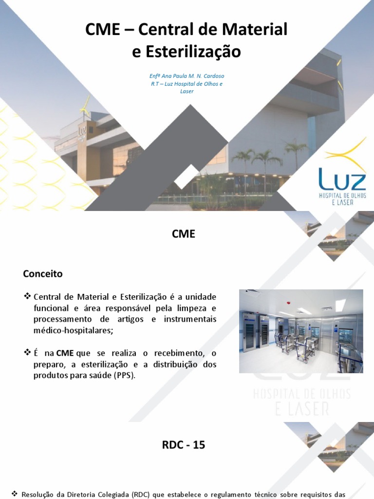 Treinamento Rotinas Cme | PDF