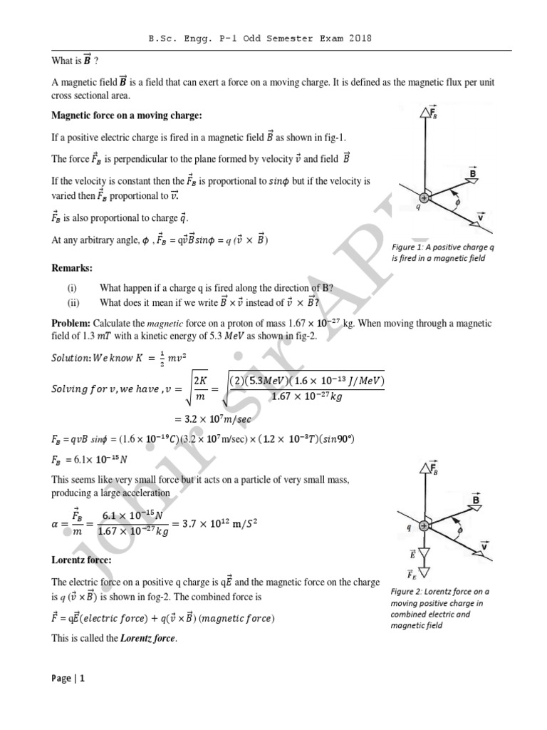 Basic Electrical by Jahir Sir 1 | PDF | Force | Magnetic Field
