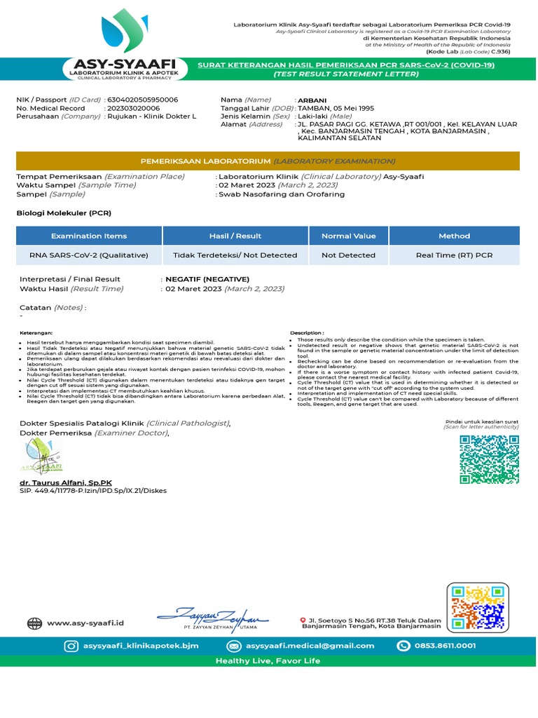 Contoh File PCR | PDF