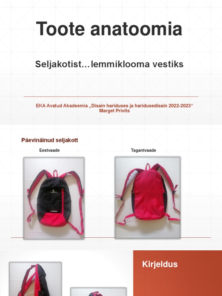 Toote Anatoomia | PDF