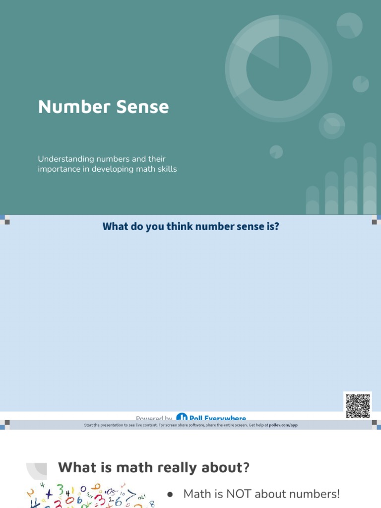 Number Sense | PDF | Numbers | Teaching Mathematics