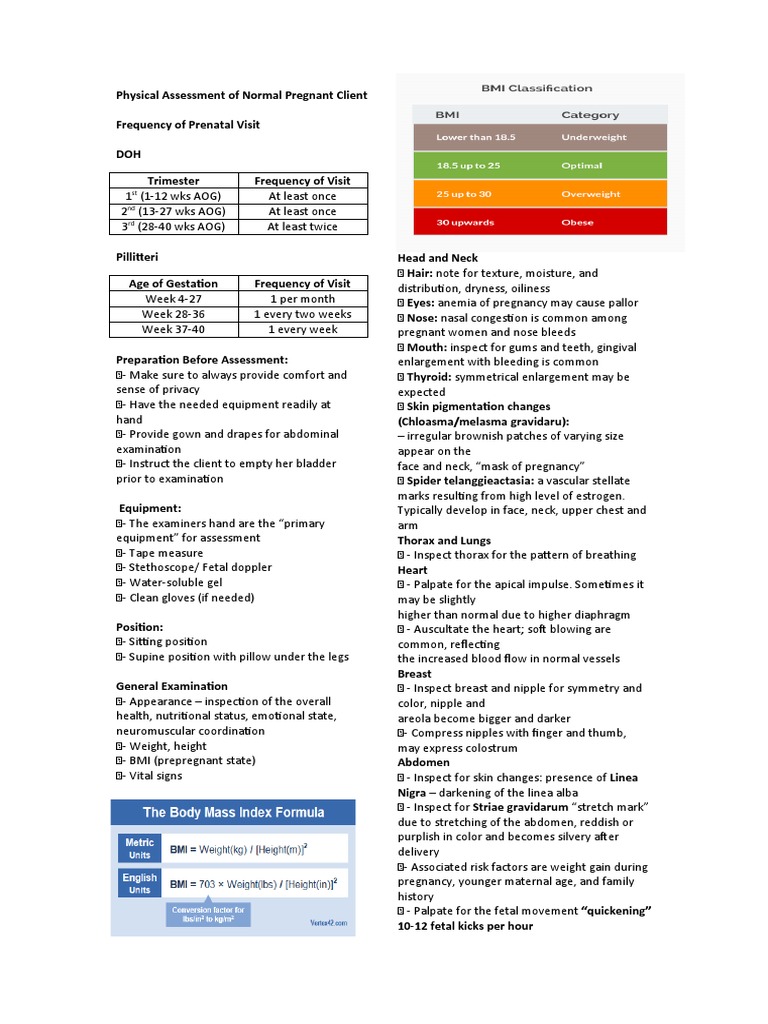 RLE Pregnant Client | PDF