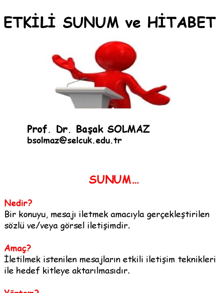 Sunum Teknikleri-4 | PDF