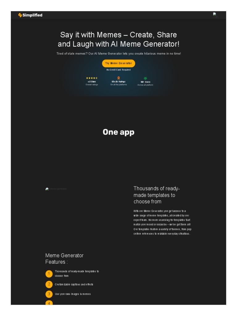 Say It With Memes - Create, Share and Laugh With AI Meme Generator ...