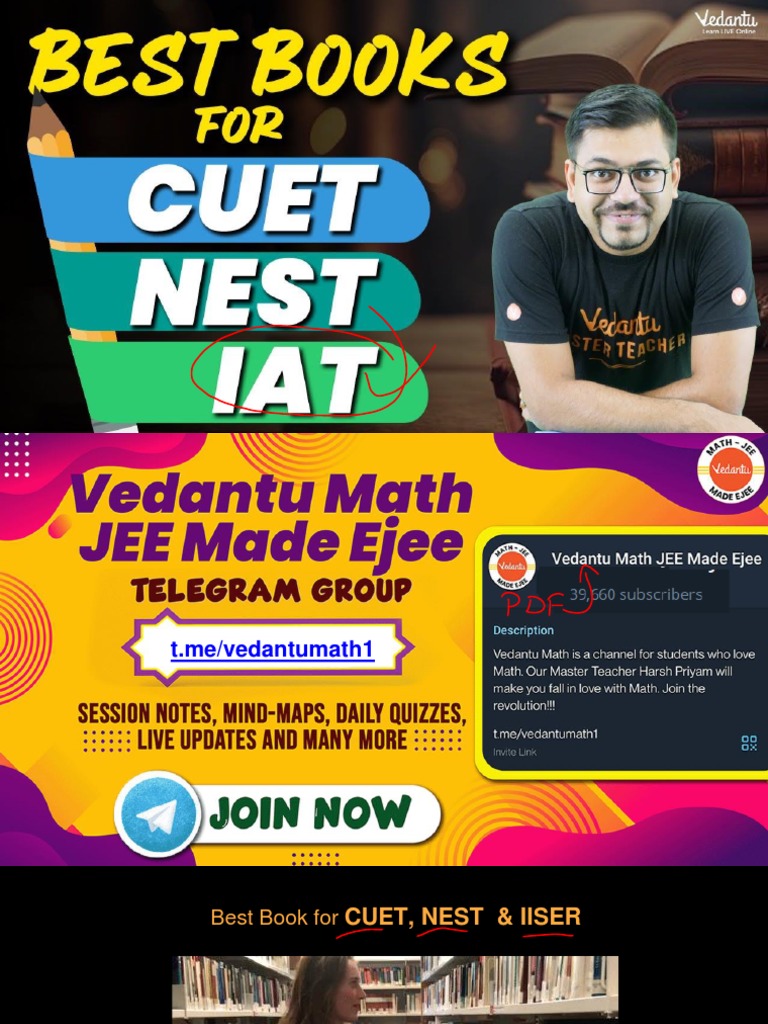 Best Books For Cucet, NEST and IISER | PDF | Science