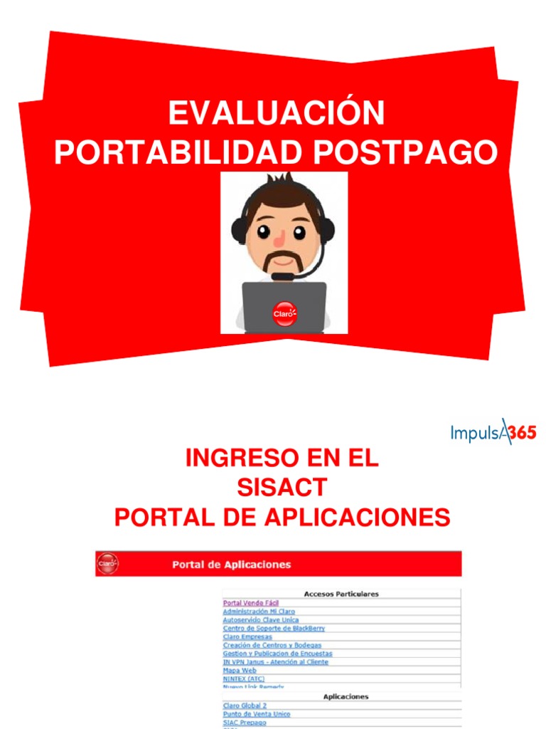 Simulación Portabilidad Postpago | PDF
