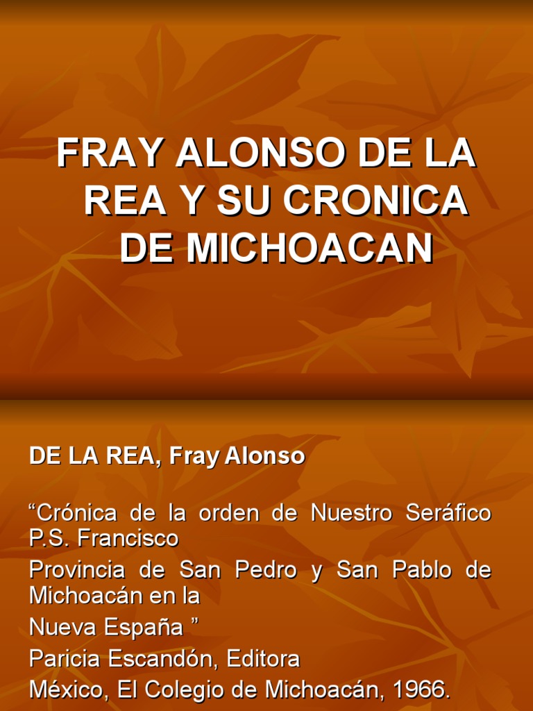 Fray Alonso de La Rea | Nueva españa | Prueba gratuita de 30 días | Scribd