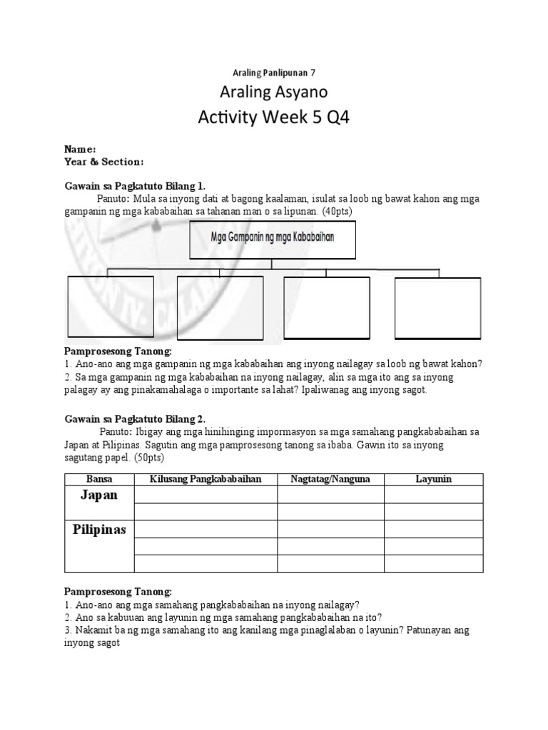 Activity Week 5 | PDF