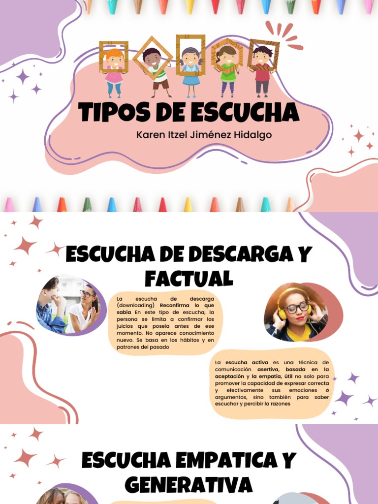 TIPOS DE ESCUCHA | PDF