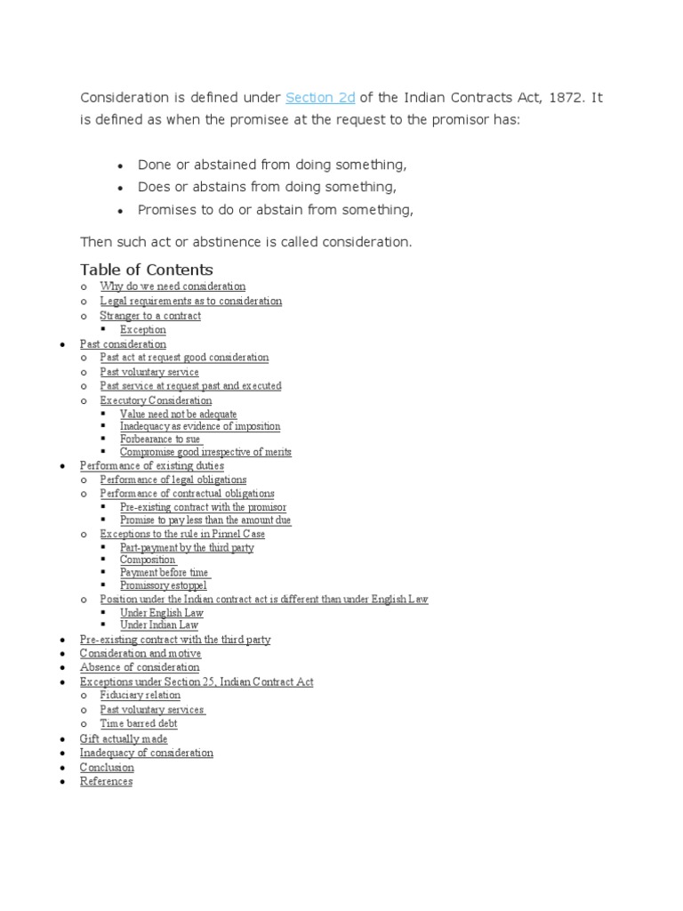 Consideration Assignment | PDF | Consideration | Estoppel