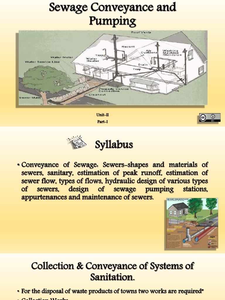 Sewage Conveyance Systems Overview | PDF | Sanitary Sewer | Sewerage