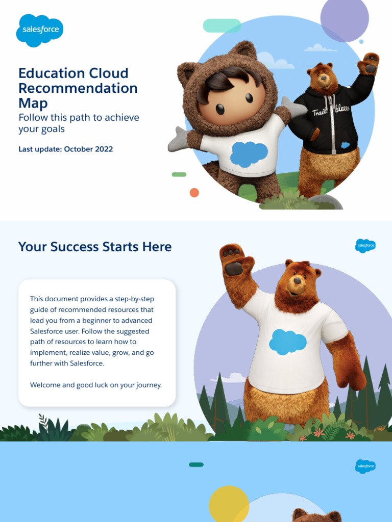 Education Cloud Recommendation Map | PDF | Customer Relationship Management | Cloud Computing