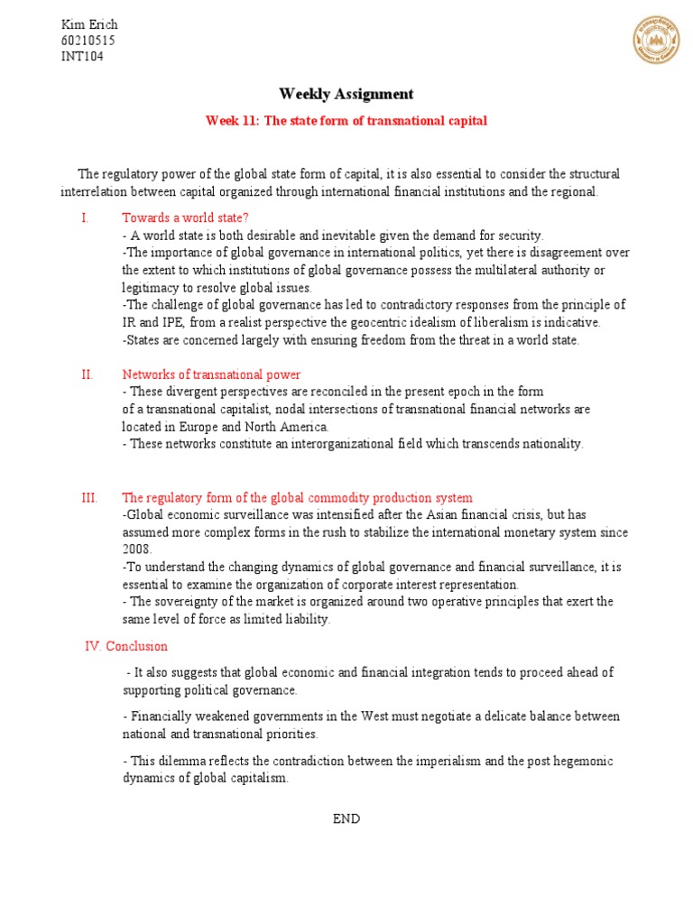 INT104 - Week 11 | PDF