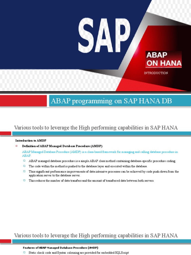 ABAP on SAP HANA DB: Get Top and Flop Customers | PDF | Method (Computer Programming) | Class ...