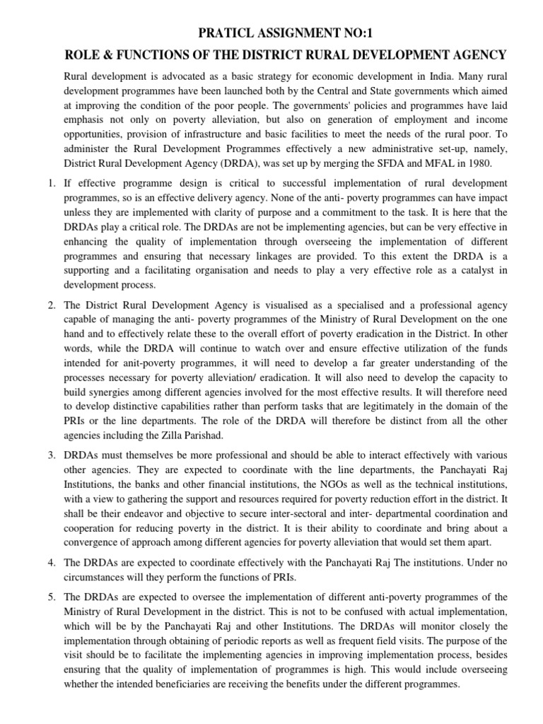 Practical Assignment 1 Pdf Poverty Reduction Poverty 