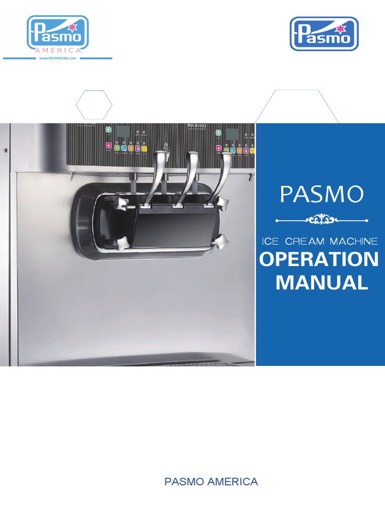 Pasmo Operation Manual | PDF | Pump | Ice